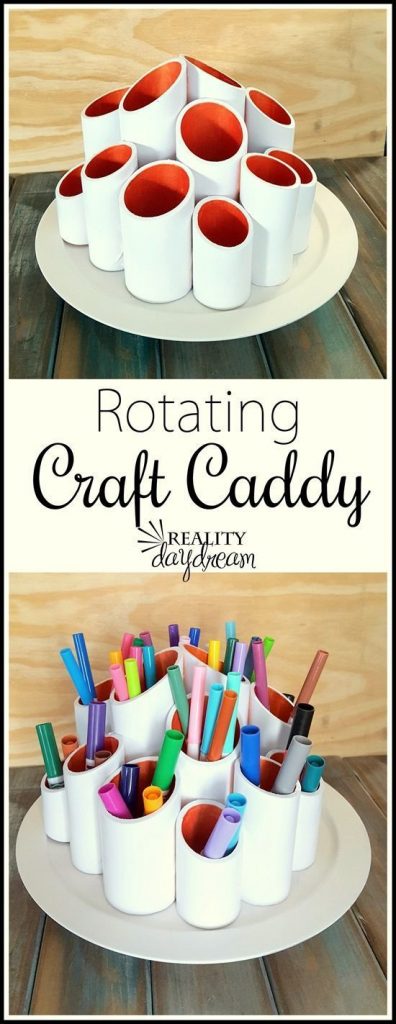 Rotierendes Craft Caddy DIY Projekt Schrittgeschwindigkeit zu Händen ...