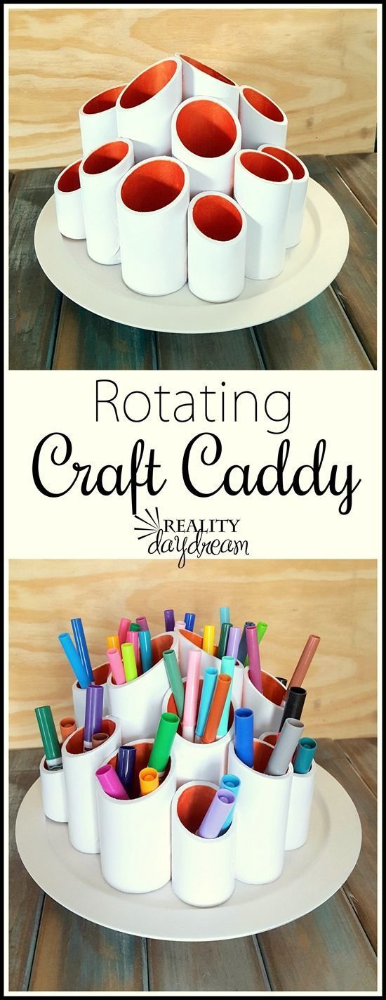 Rotierendes Craft Caddy DIY Projekt Schrittgeschwindigkeit zu Händen ...
