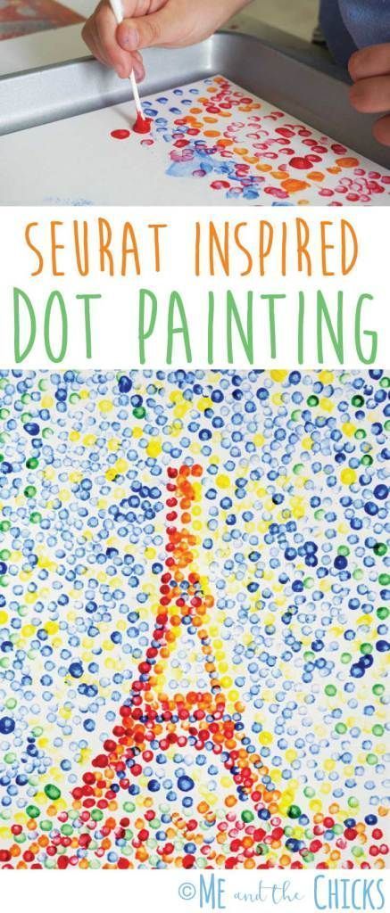 Seurat Inspired Dot Painting Craft - Lehren Sie die Kunstgeschichte ...