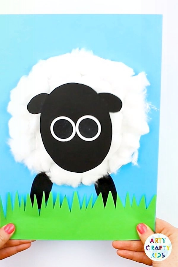 3D Spring Lamb Craft - Kunst